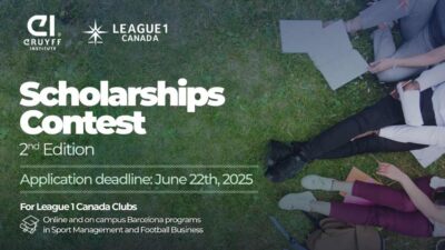 Johan Cruyff Institute and League1 Canada announce the second edition ...